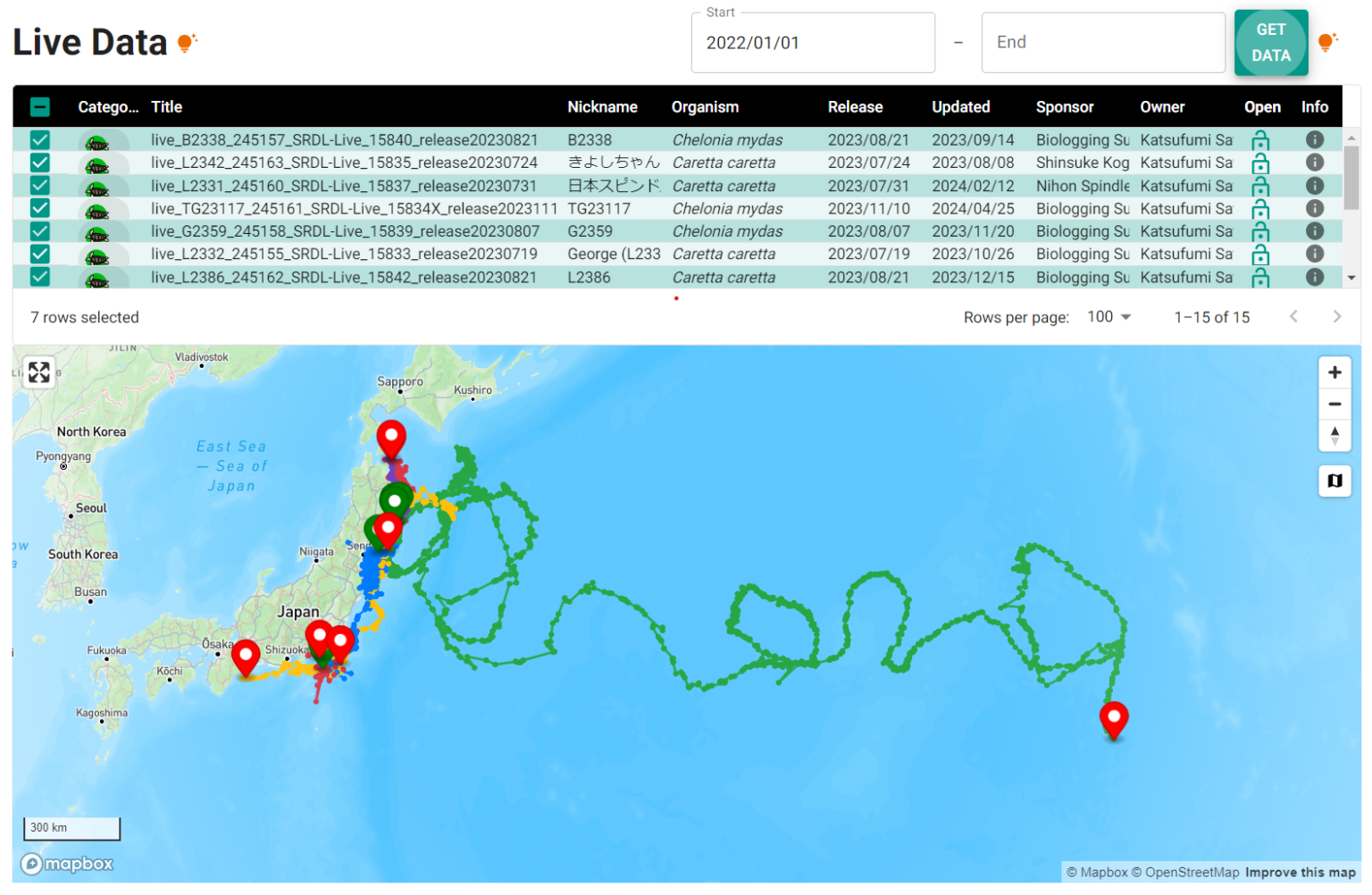 3. Liveデータの閲覧（LiveMap） – BiP Help