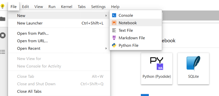 8. JupyterLiteを使った解析手順 – BiP Help